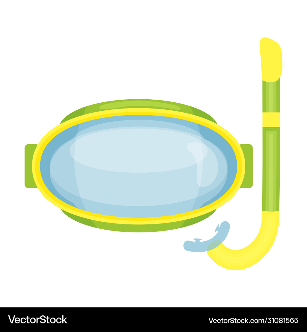 Scuba mask iconcartoon icon Royalty Free Vector Image