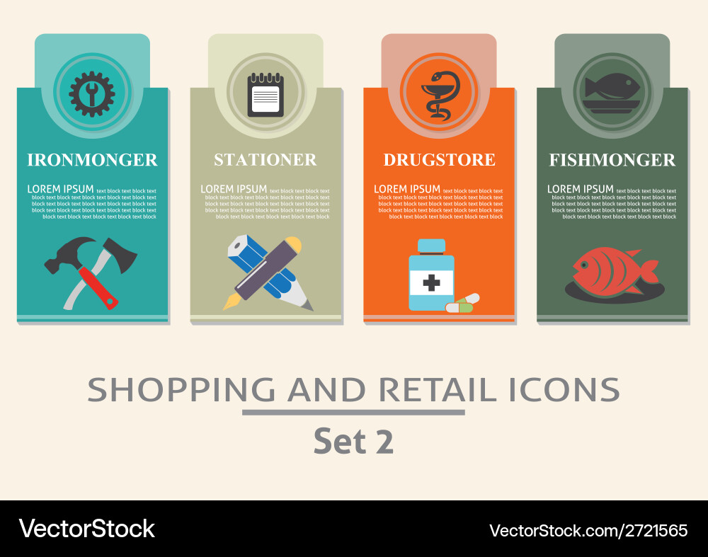 Shopping and retail labels Royalty Free Vector Image