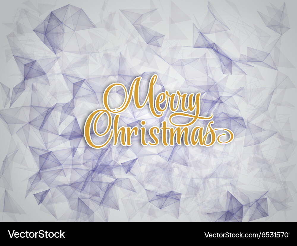 Abstract merry christmas background eps10 Vector Image