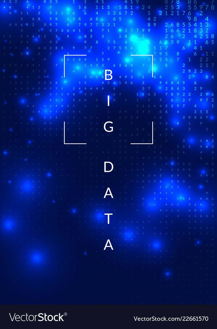 Deep learning background technology for big data Vector Image