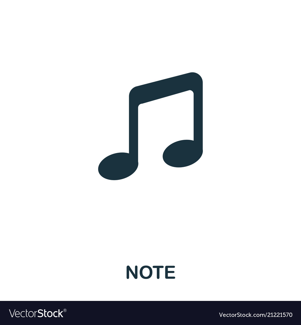 Note icon line style design ui Royalty Free Vector Image