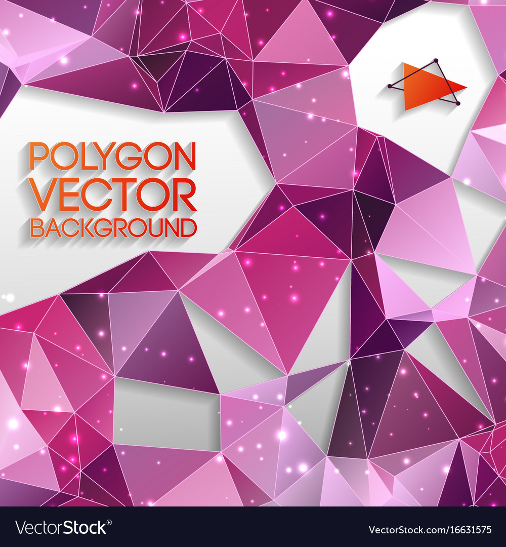 Abstract triangle background Royalty Free Vector Image