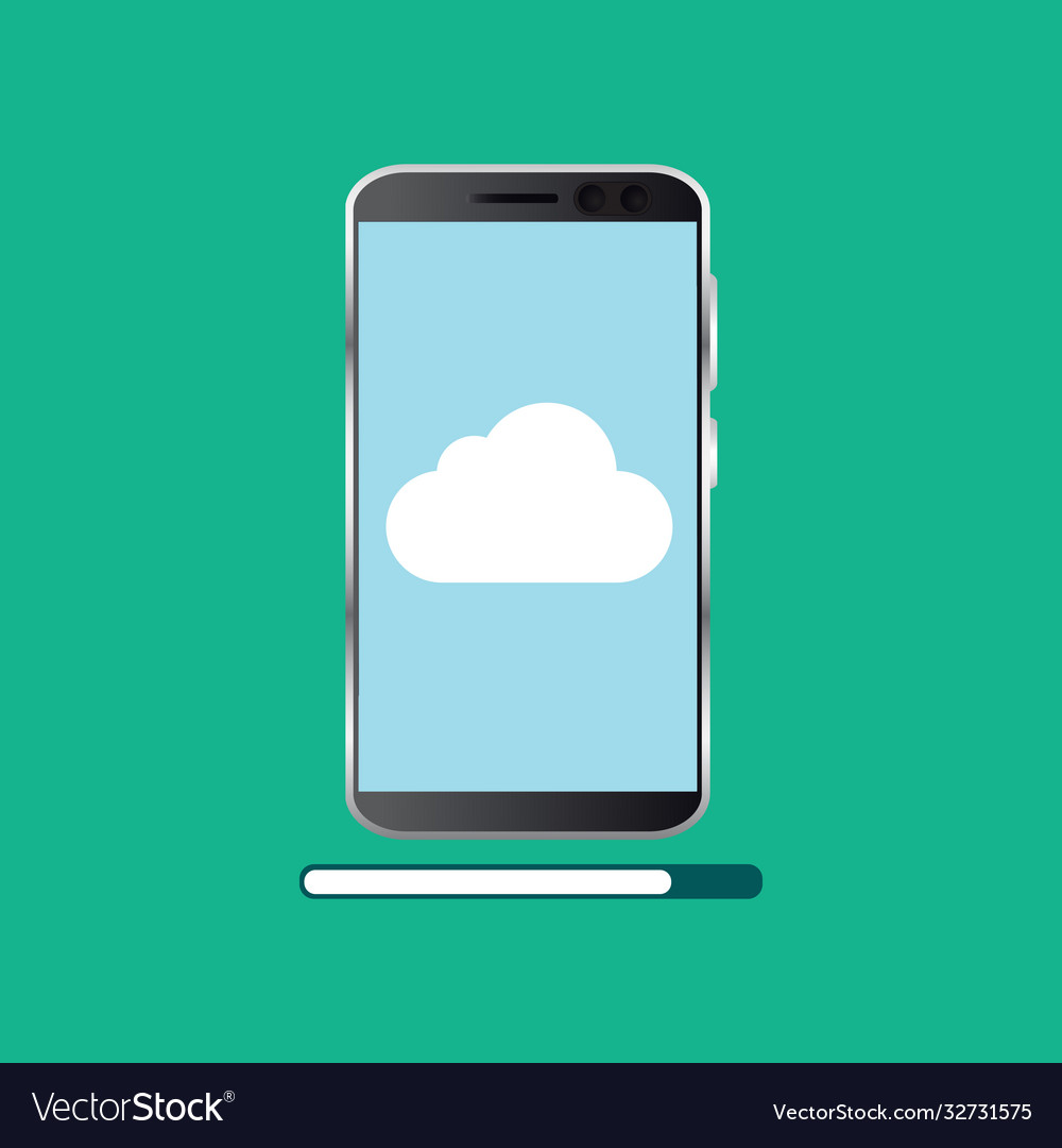 Network configuration cloud computing technology Vector Image