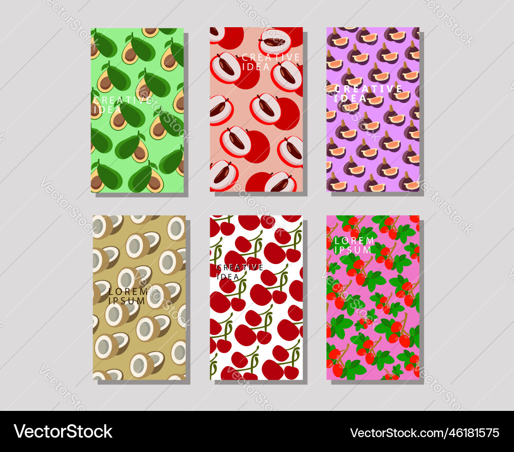 Summer layout design greeting card cover book Vector Image