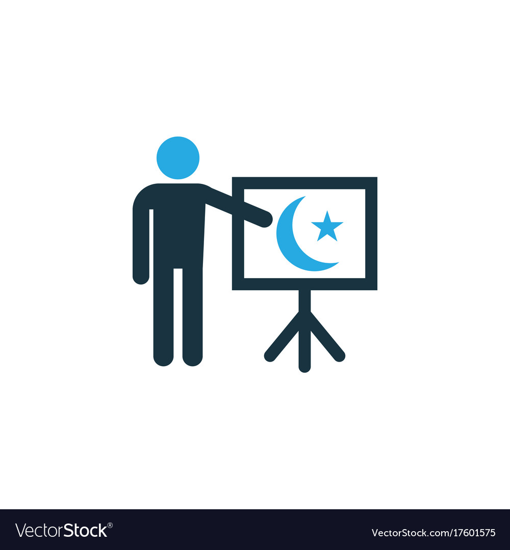 Teaching colorful icon symbol premium quality Vector Image Teaching colorful icon symbol premium quality Vector Image