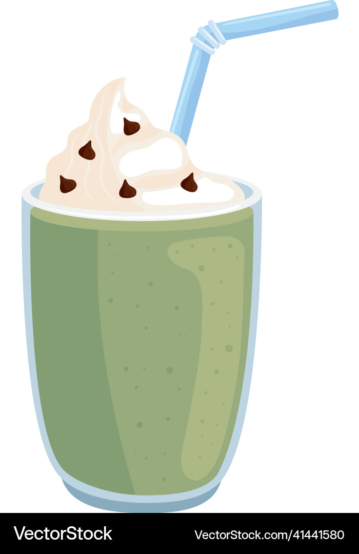 Delicious ice tea in glass Royalty Free Vector Image
