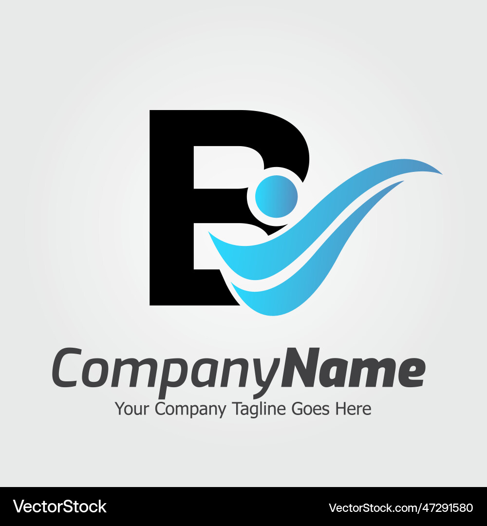 Letter b logo template colorful b Royalty Free Vector Image