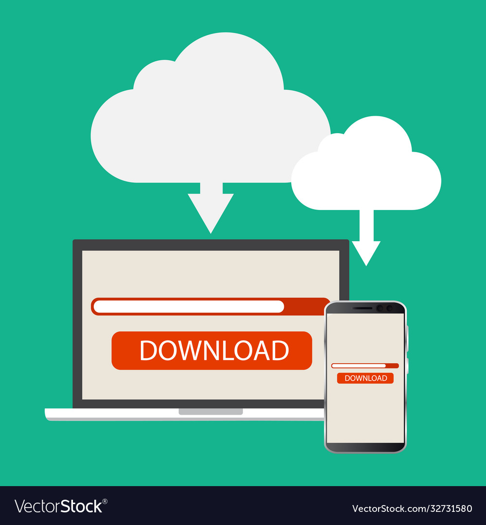 Network configuration cloud computing technology Vector Image