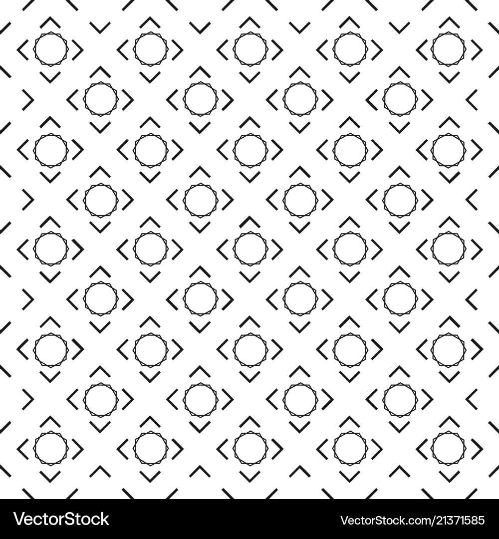 Abstract circle square white pattern image Vector Image