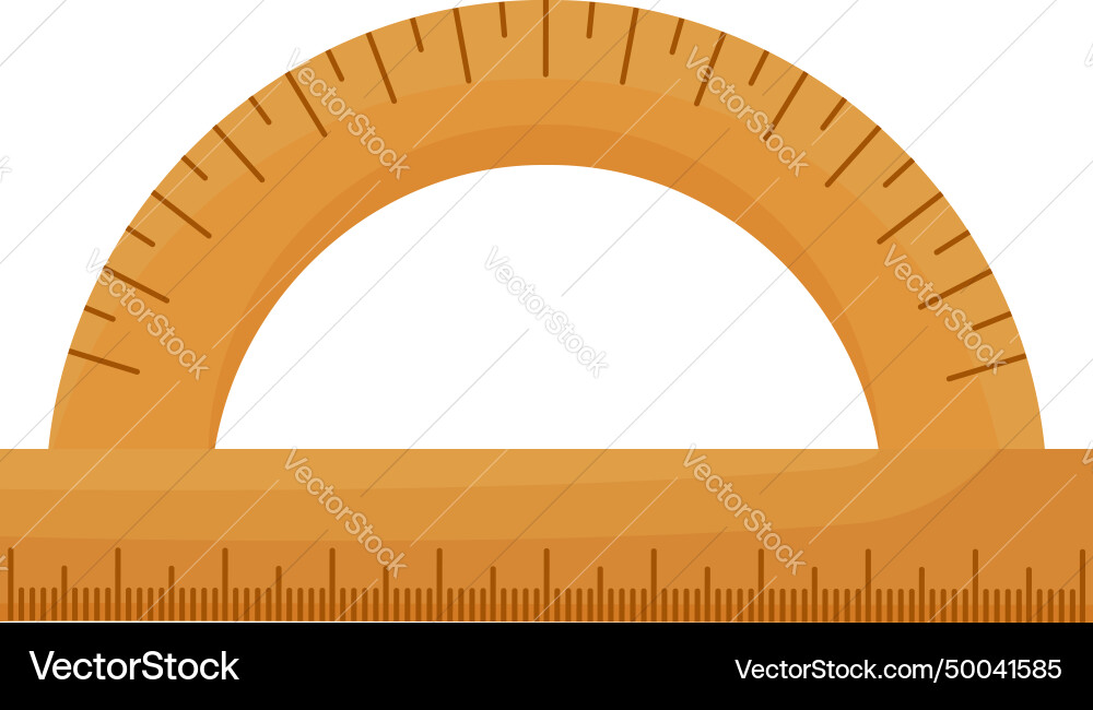Architect ruler gear icon cartoon desk Royalty Free Vector