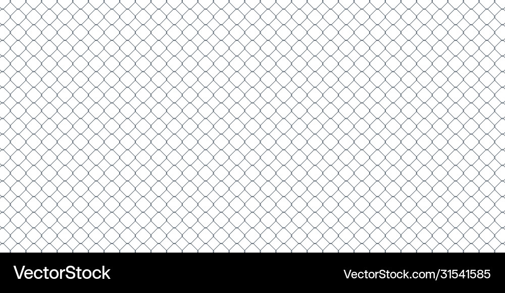 Background diamond shaped metal fence mesh Vector Image