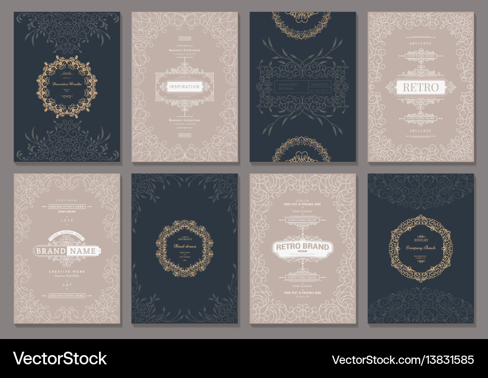 Creative card template Royalty Free Vector Image