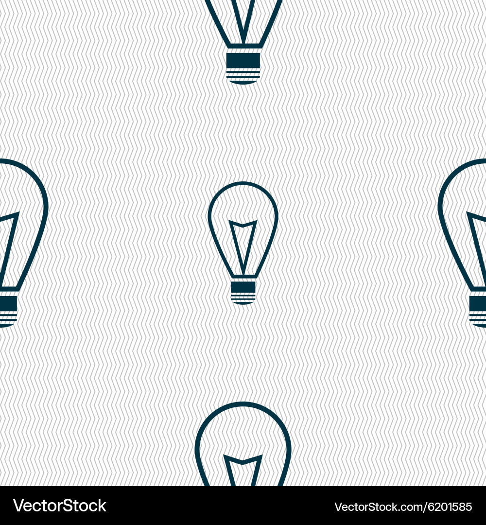 Light lamp sign icon idea symbol lightis Vector Image