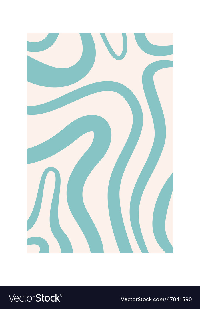 Abstract curved rectangle pattern Royalty Free Vector Image