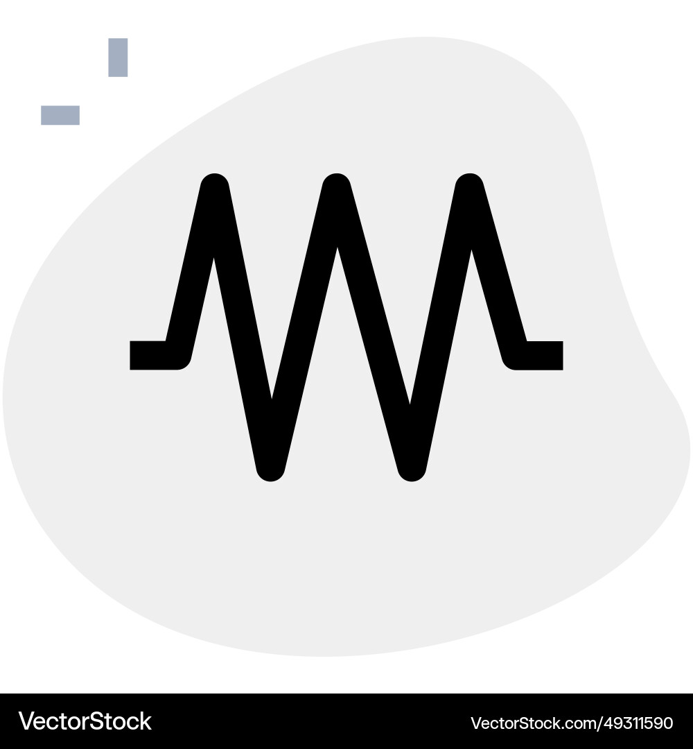 Controlling the flow of current with resistor Vector Image