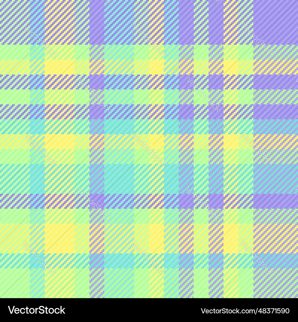 Texture check textile of seamless fabric with a Vector Image