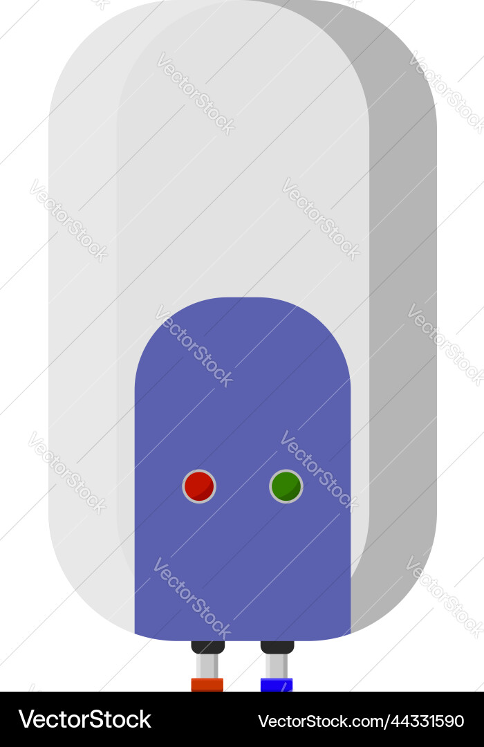 Water geyser on a white background Royalty Free Vector Image