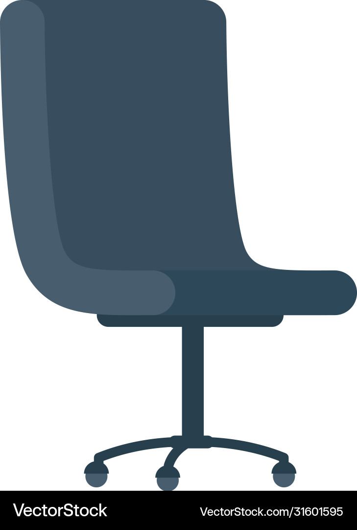 Isolated office chair design Royalty Free Vector Image