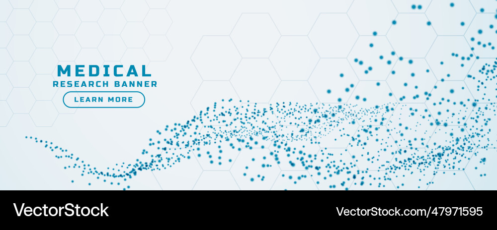 Medical health care hexagonal pattern backdrop in Vector Image