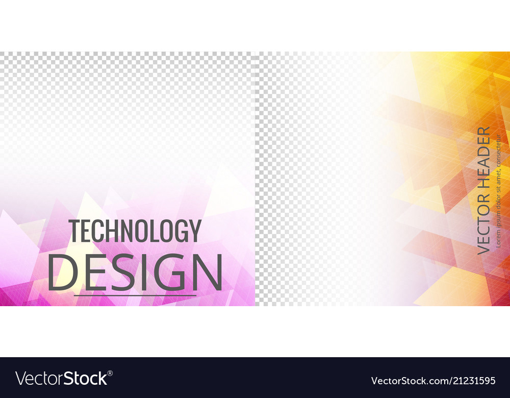 Set of abstract triangle pattern background Vector Image