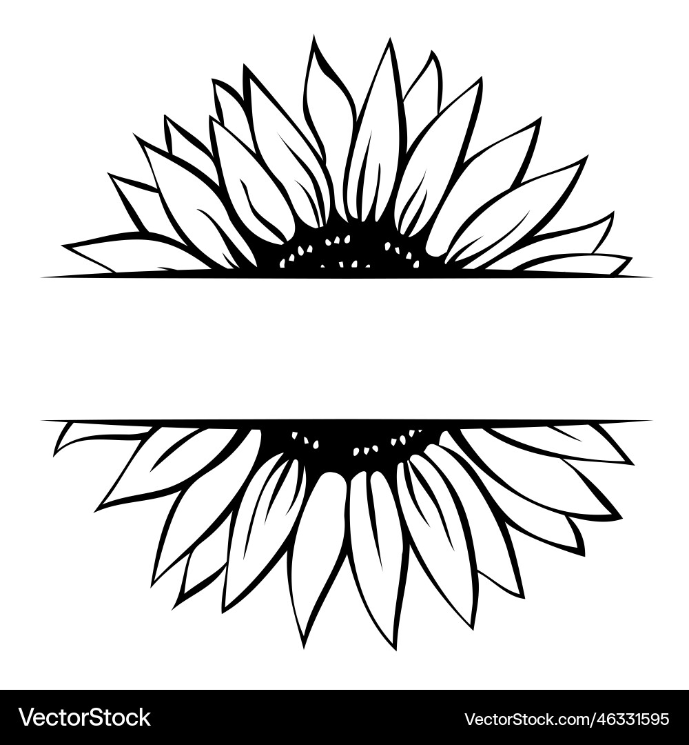 Sunflower Stationery Template