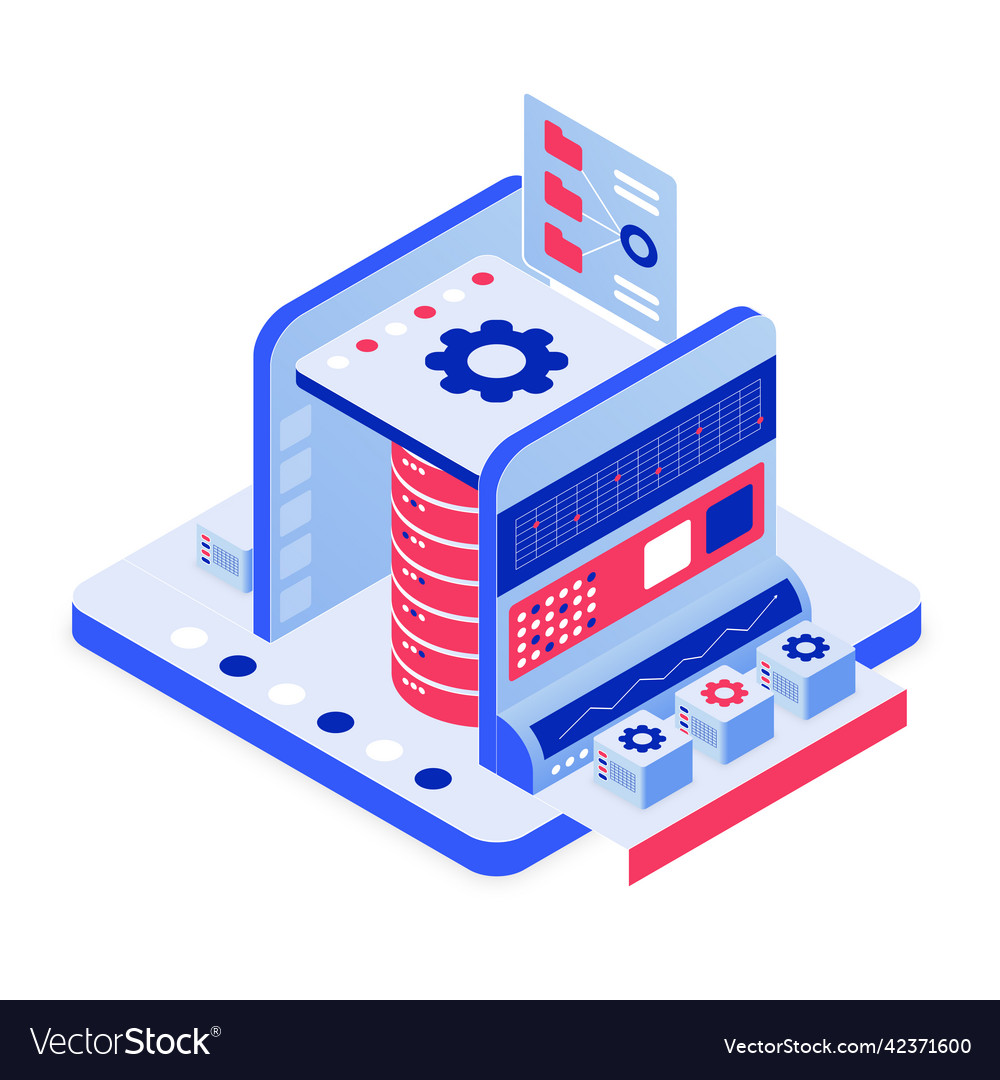 Big data technology processing engine tool system Vector Image