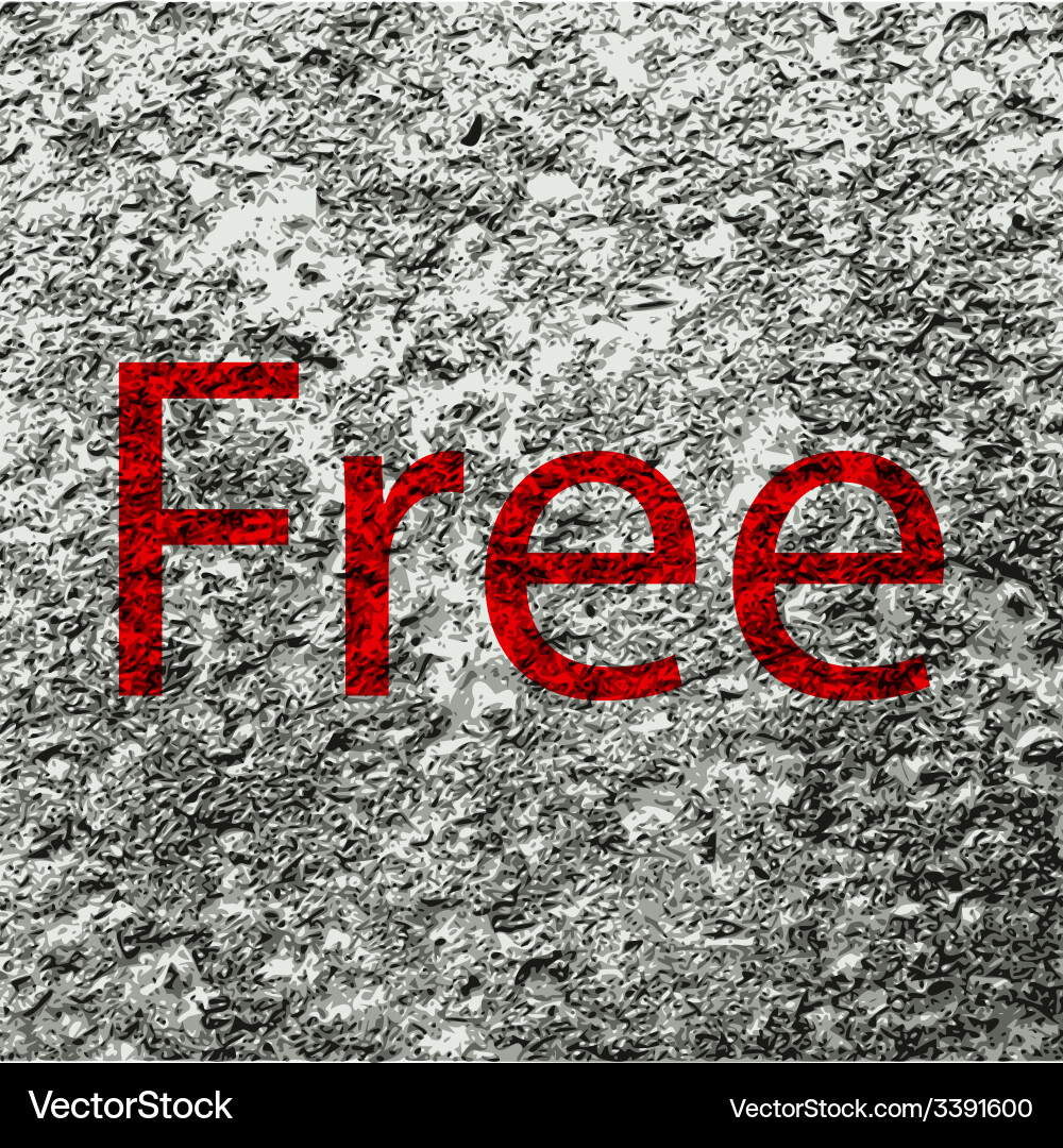 Free icon symbol flat modern web design with long Vector Image