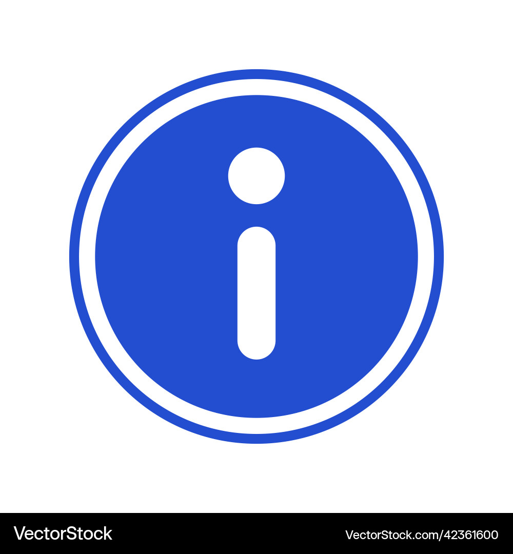 Information icons or descriptions and guides Vector Image