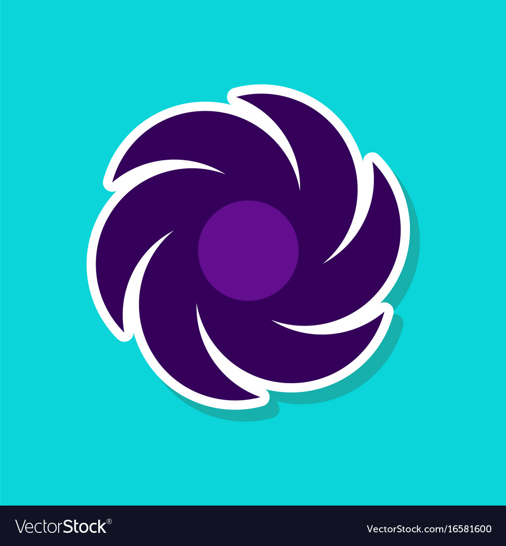 Paper Sticker On Stylish Background Nature Vector Image
