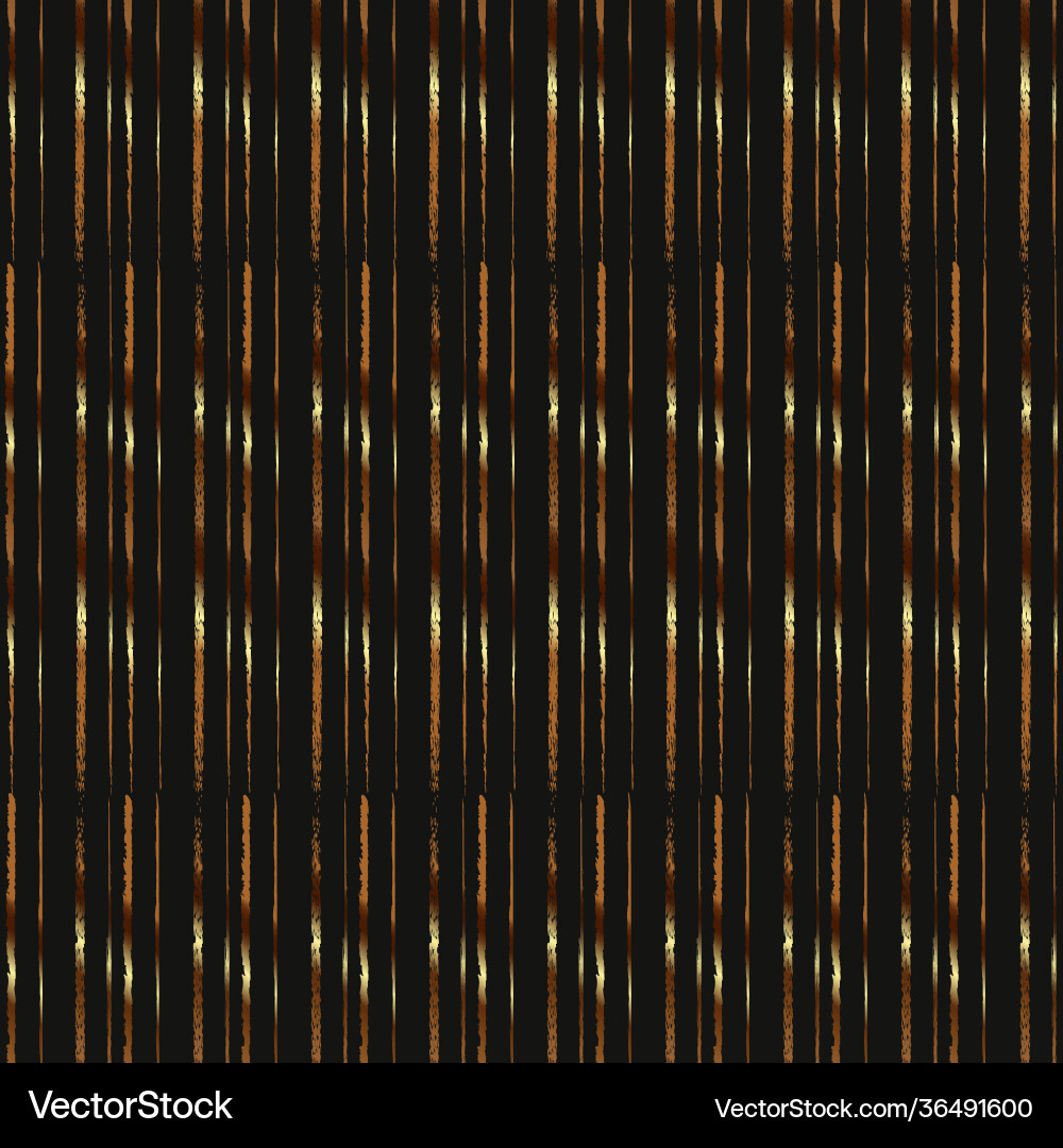 Seamless pattern golden or copper metal stripes Vector Image
