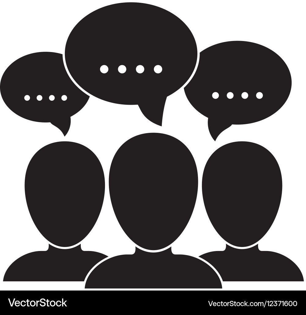 Talk bubble speech Royalty Free Vector Image - VectorStock