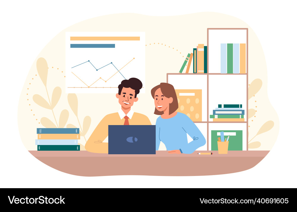Business company concept Royalty Free Vector Image