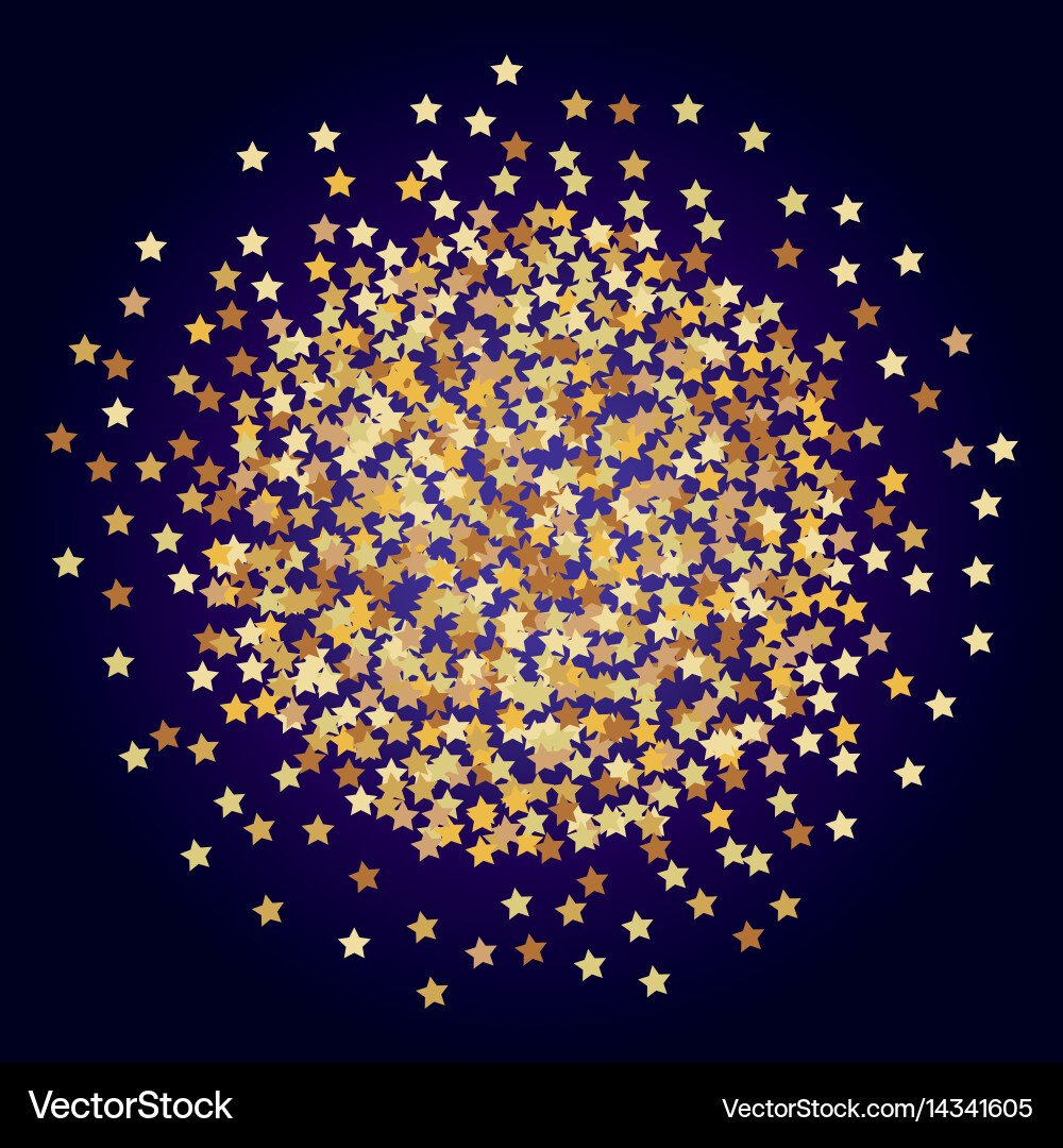 Confetti explosion festival isolated Royalty Free Vector