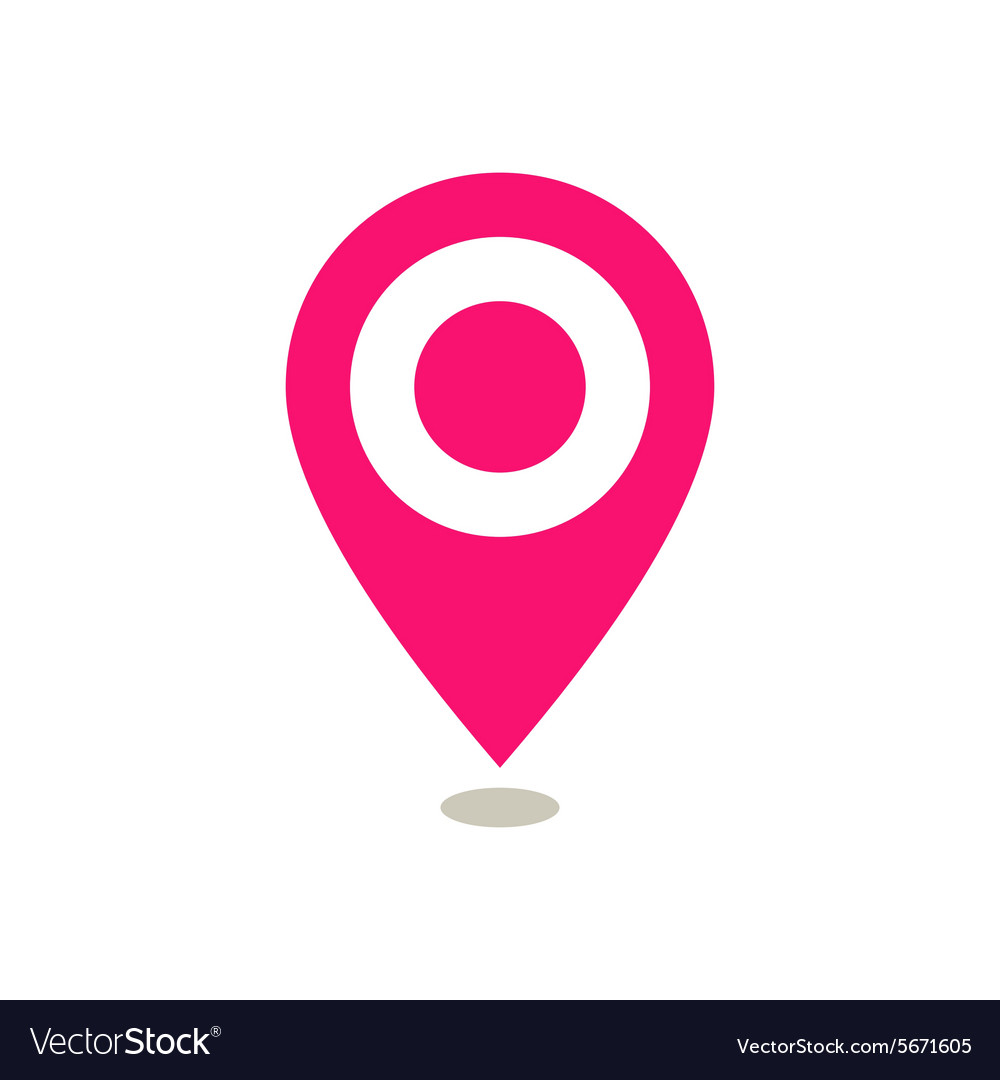 Map pointer icon Royalty Free Vector Image - VectorStock