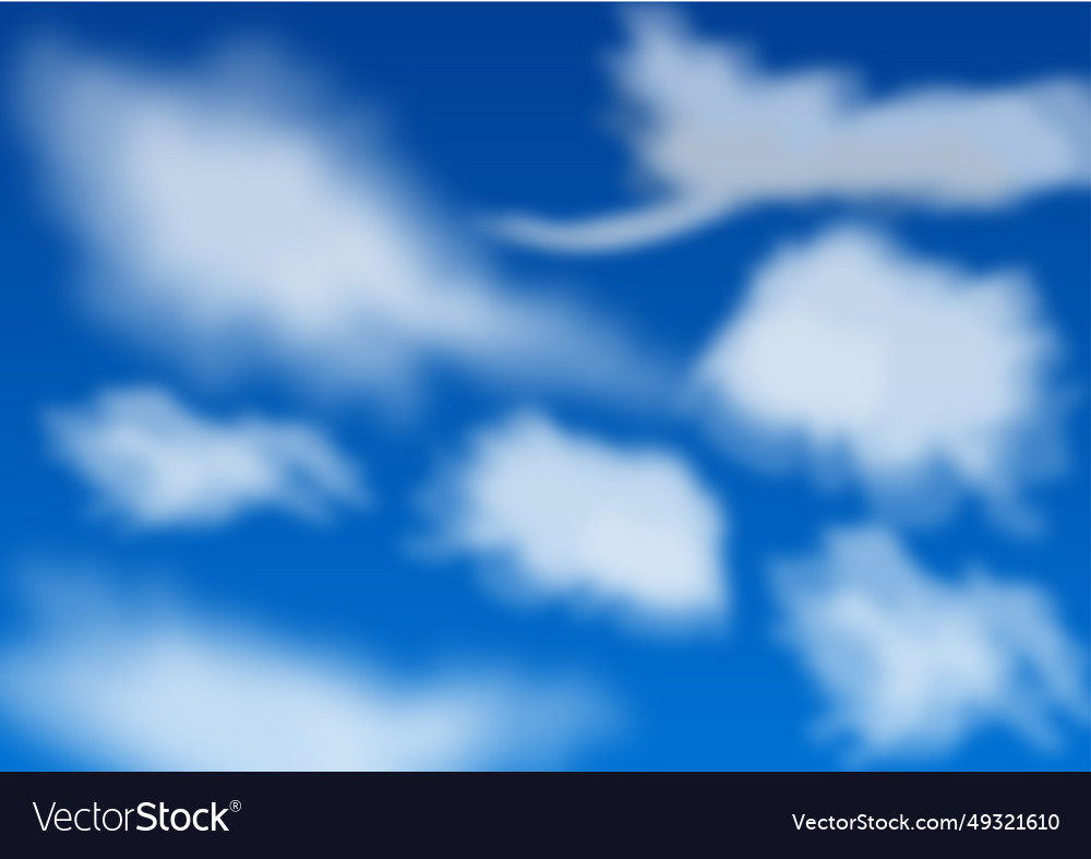 Abstract sky background with clouds Royalty Free Vector