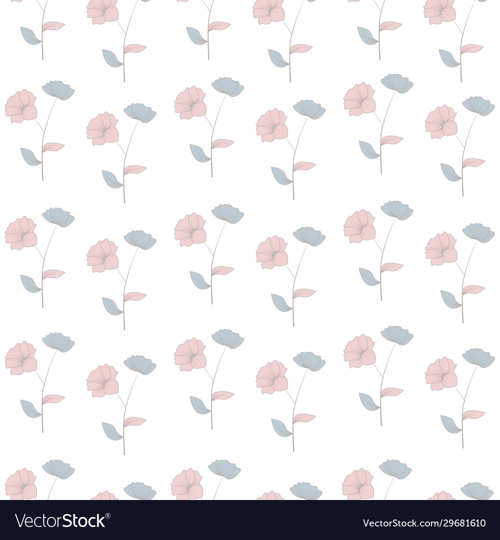 Seamless pattern rose background Royalty Free Vector Image
