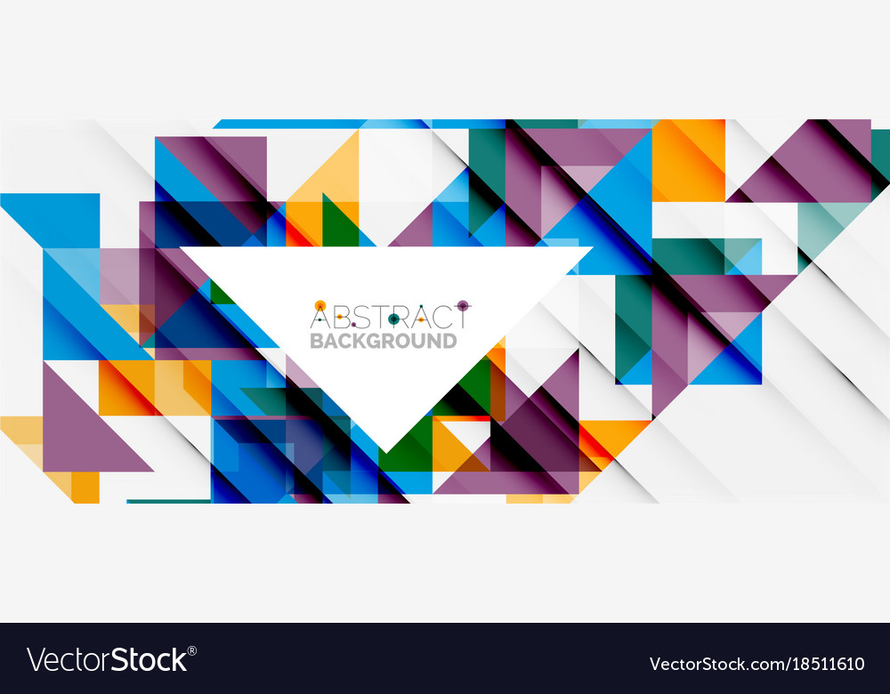 Triangle Pattern Design Background Royalty Free Vector Image