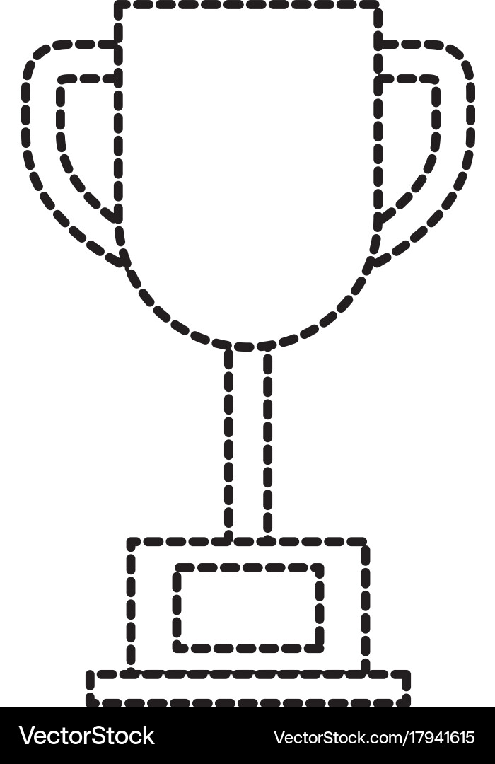 Business trophy success progress winner Royalty Free Vector