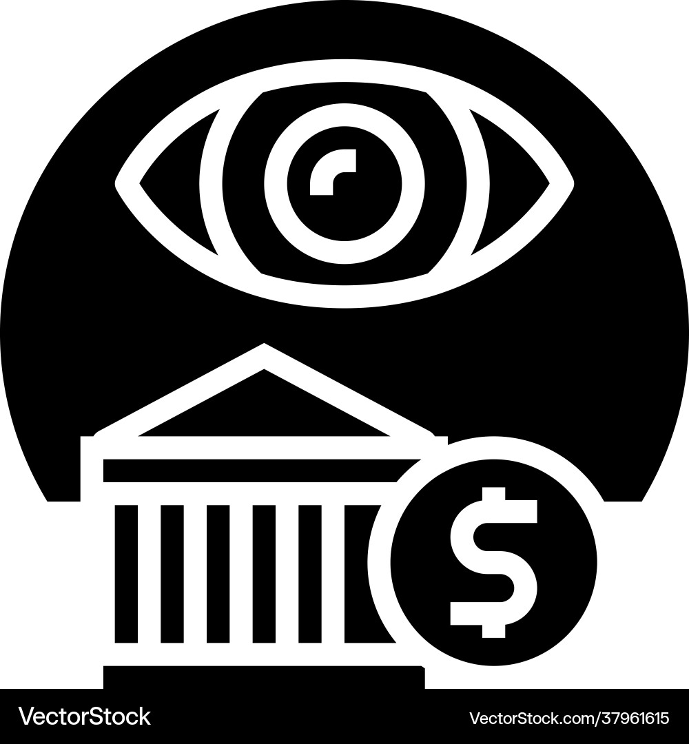 Insurance claims glyph icon Royalty Free Vector Image