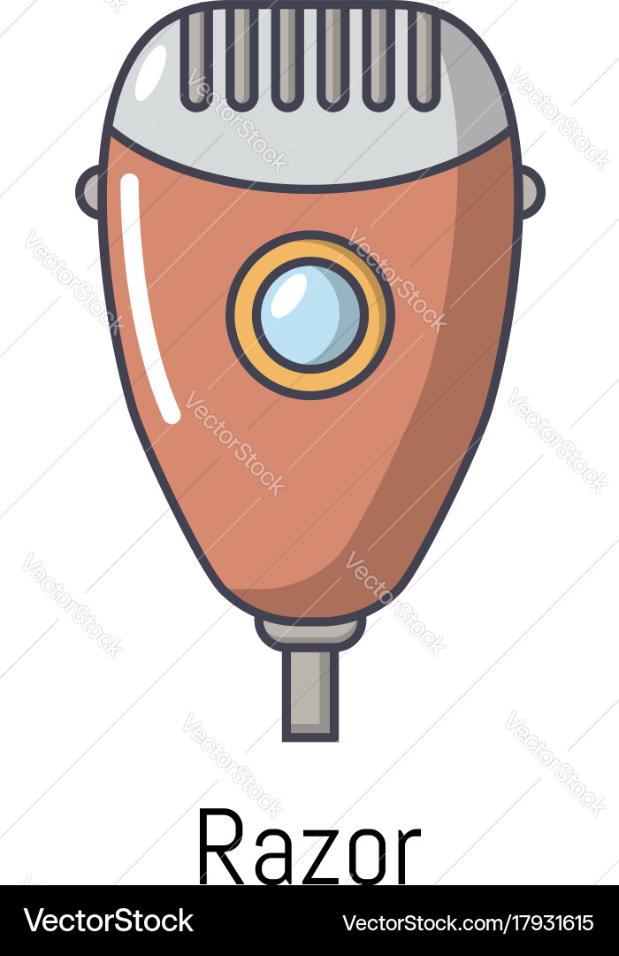 Razor icon cartoon style Royalty Free Vector Image