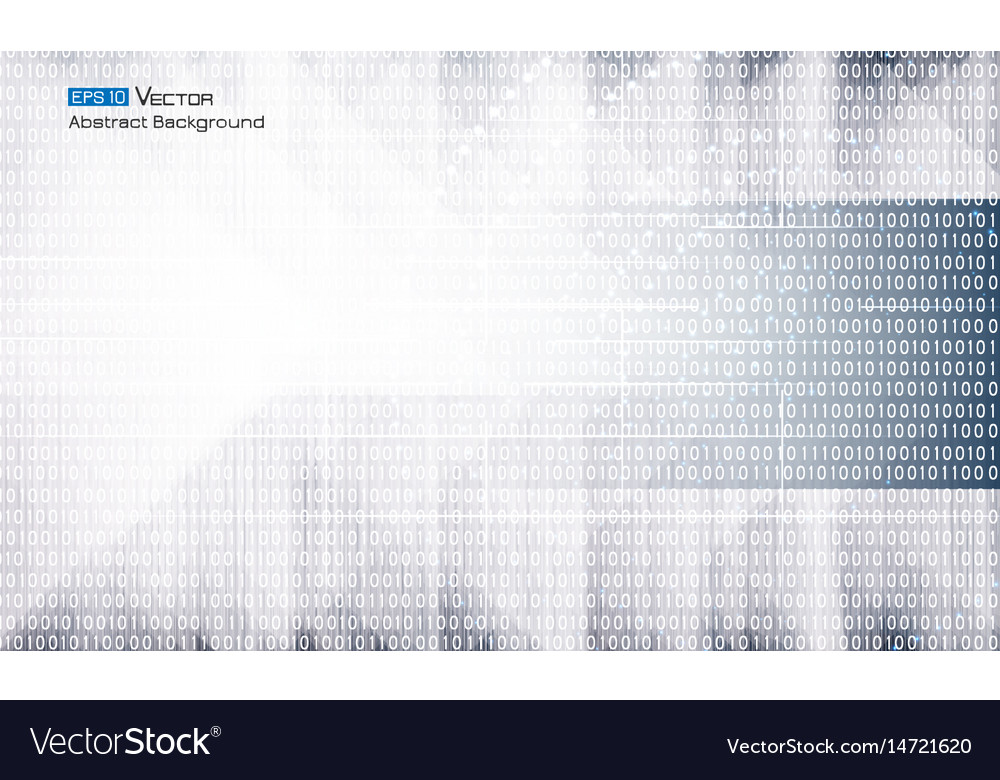 Abstract Binary Code Royalty Free Vector Image
