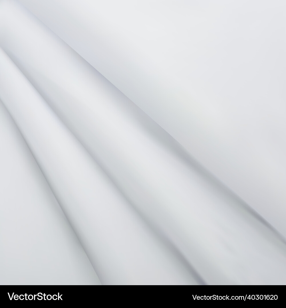 Abstract white satin silky clothfabric textile Vector Image