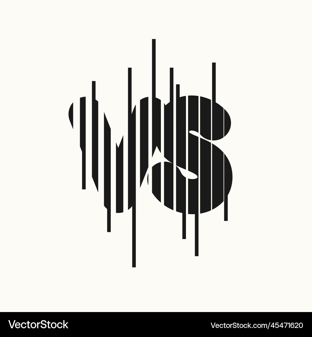 Bright symbols of confrontation vs Royalty Free Vector Image