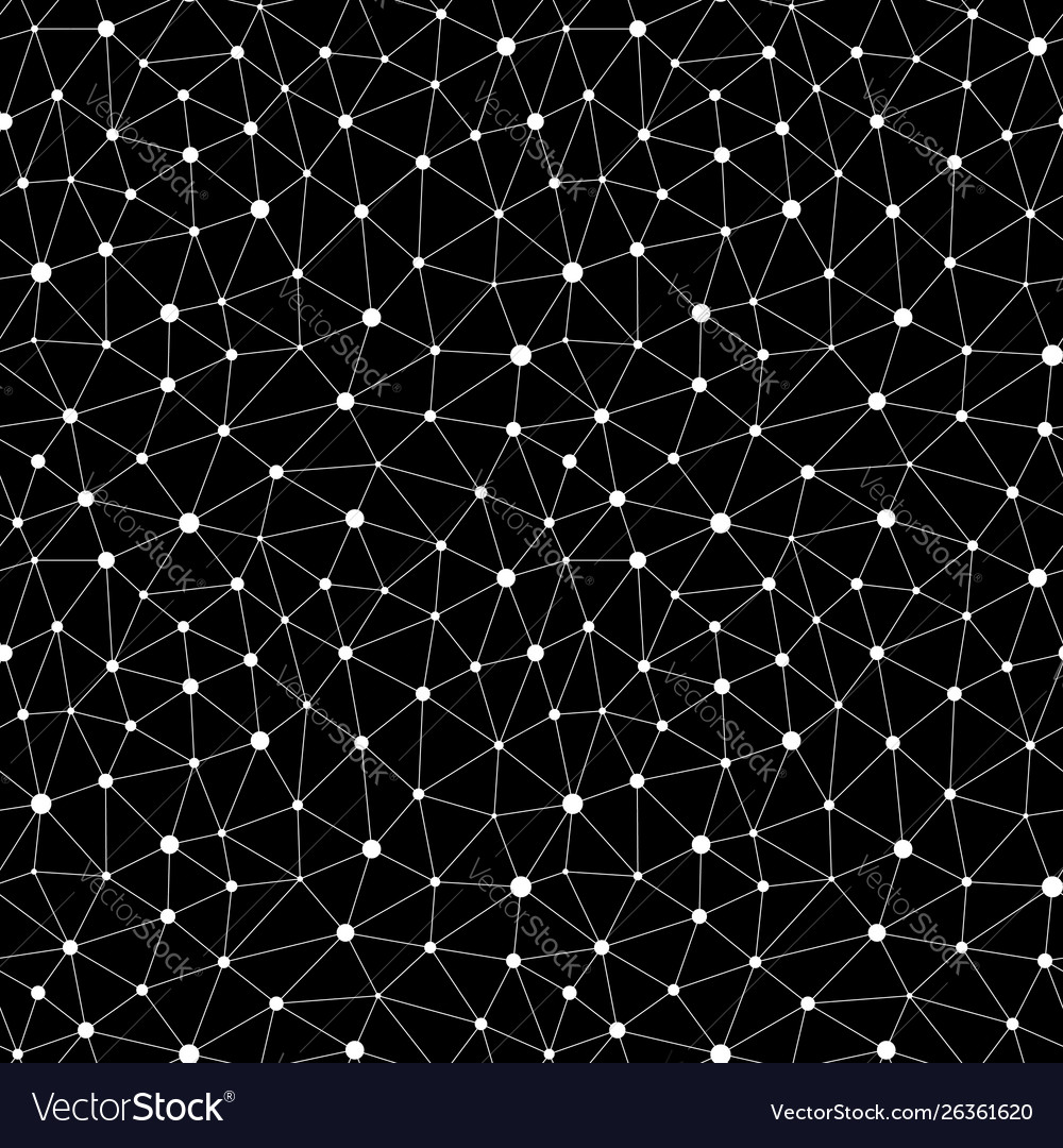 Monochrome seamless pattern irregular abstract Vector Image