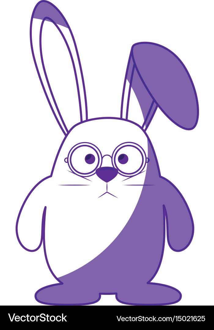 Cute bunny icon Royalty Free Vector Image - VectorStock