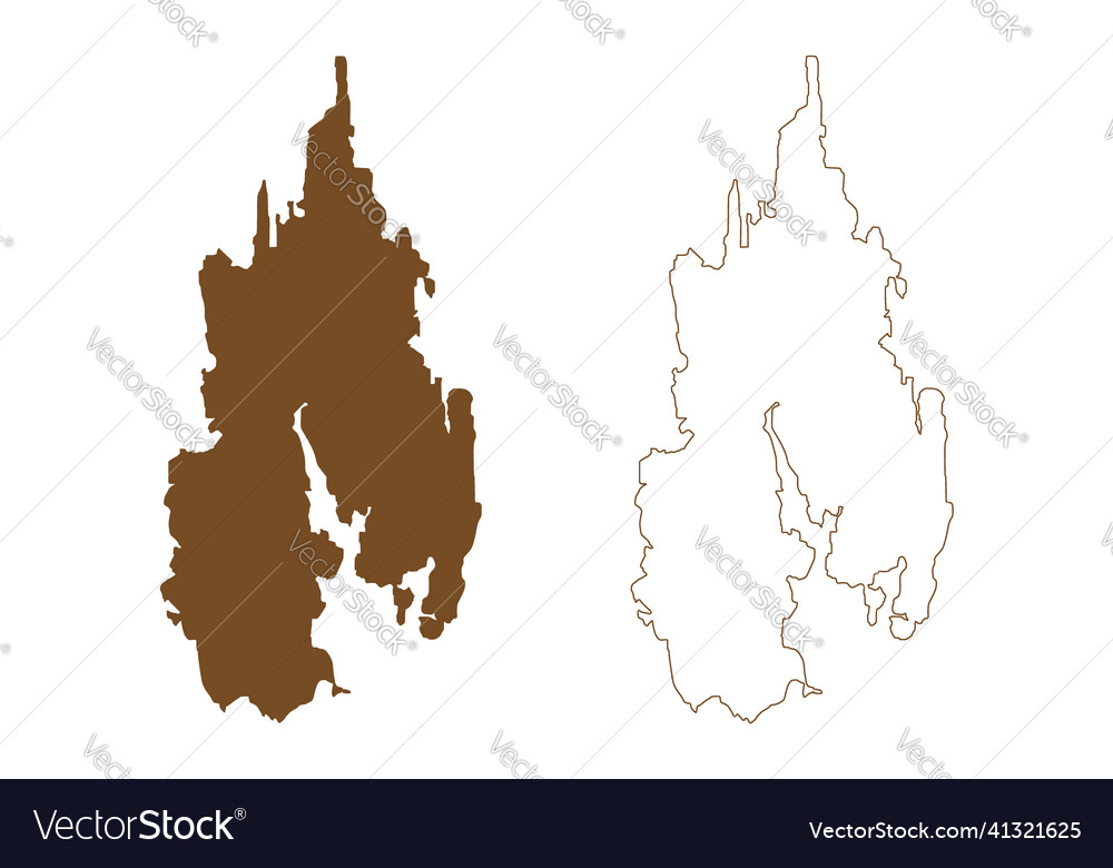 Eckero island republic of finland aland islands Vector Image Eckero island republic of finland aland islands Vector Image