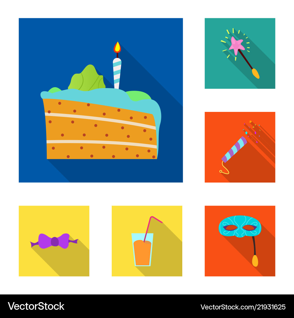 Party and birthday sign Royalty Free Vector Image