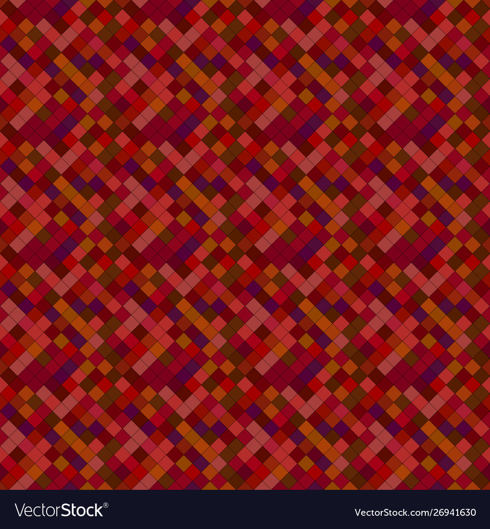 Abstract seamless dark diagonal square pattern Vector Image
