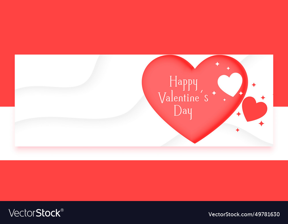 Papercut style happy valentine day greeting Vector Image