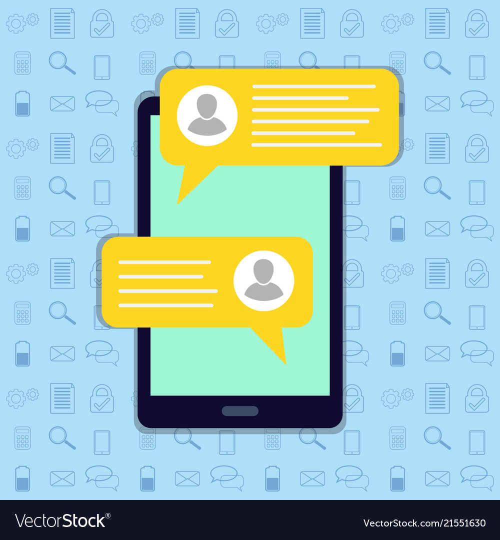 Short message service bubbles Royalty Free Vector Image Short message service bubbles Royalty Free Vector Image